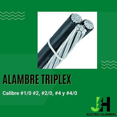 Corotos | Alambre triplex Calibre #1/0 #2, #2/0, #4 y #4/0