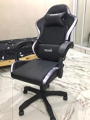 Corotos | Silla Gamer Teczon con Luz RGB ( reclinable , Ergonomica )