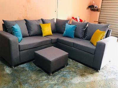 Corotos | Mueble L gris ratón