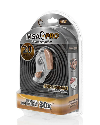 Corotos | Audífonos amplificador para sordos, MSA Pro. 30X. Recargables