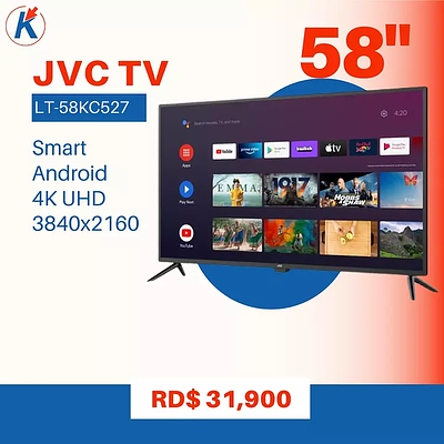 Corotos | JVC TV 58" Smart Android 4K UHD LT-58KC527