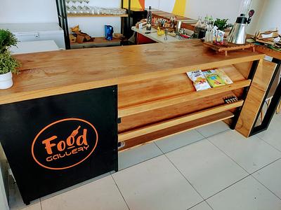 Corotos | MOSTRADOR – COUNTER DE MADERA Y HIERRO