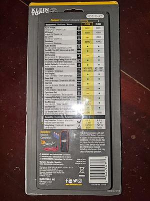 Corotos | Multimetro/ pinza amperímetro Klein tools CL220