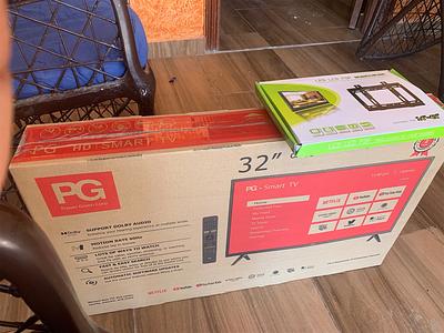 Corotos | TELEVISOR SMART TV PG 32 PULGADAS TOTALMENTE NUEVO BASE FIJA ...